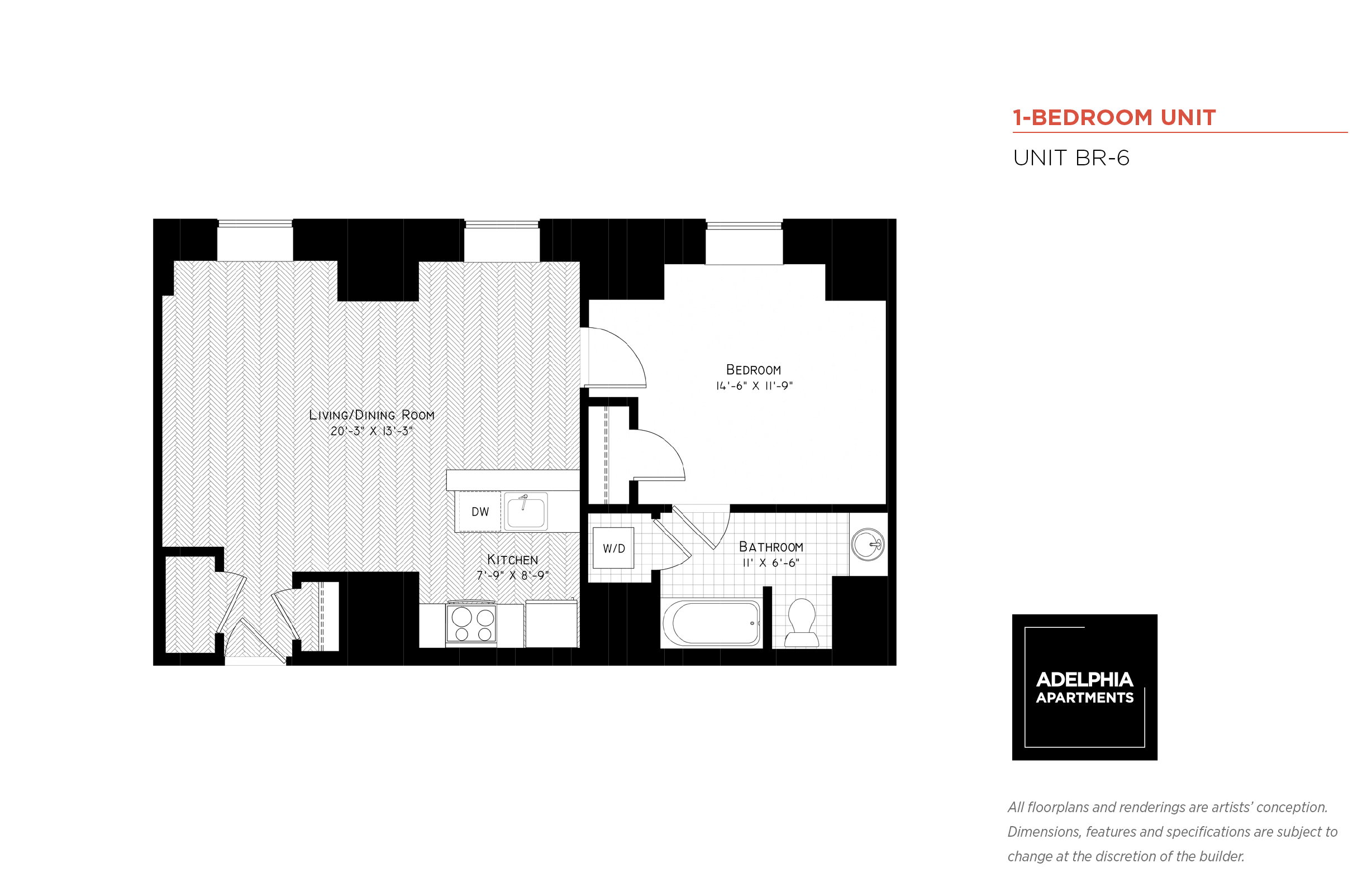 Adelphia House in | PMC Property Group Apartments
