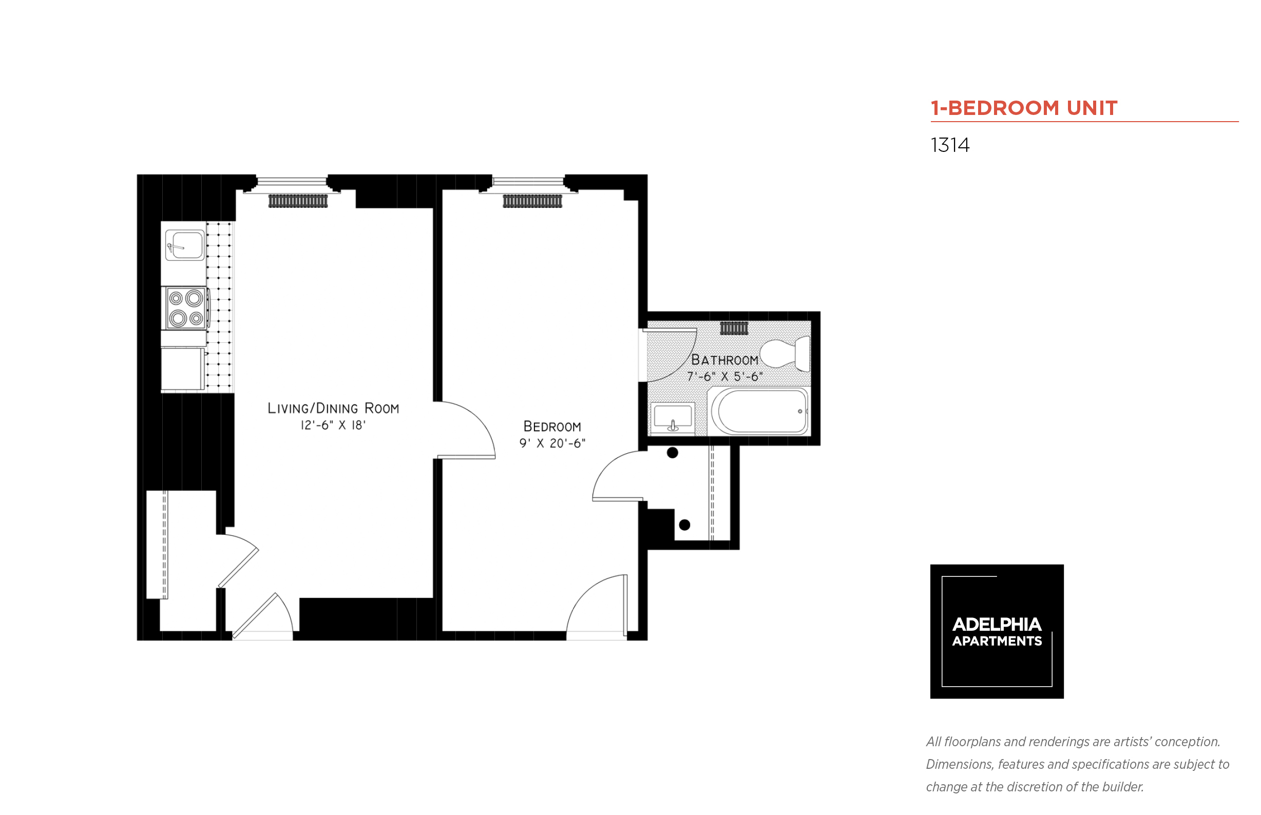 Adelphia House in | PMC Property Group Apartments