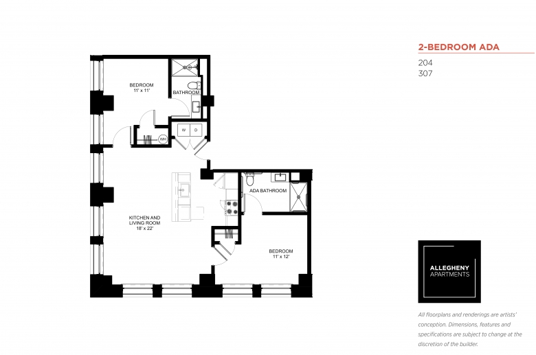 Allegheny Apartments in Pittsburgh, PA | PMC Property Group Apartments